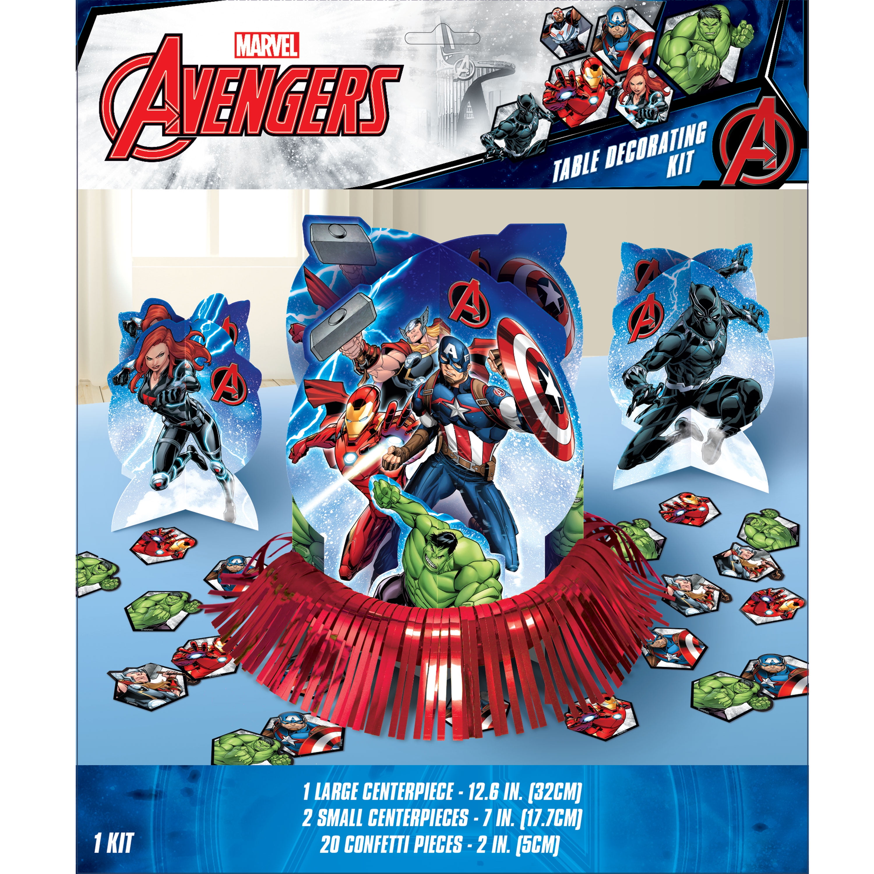 Avengers Party Table Decorating Kit - Walmart.com