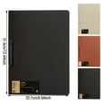 Qiezhon Foldable Plastic File Clipboard Profile Clip Folder A4 Size