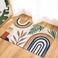 Boho Nordic Door Mat Abstract Art Geometric Non Slip Absorbent Entrance ...