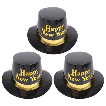 New Year's Eve Foil Glitter Party Hats, each - Walmart.com