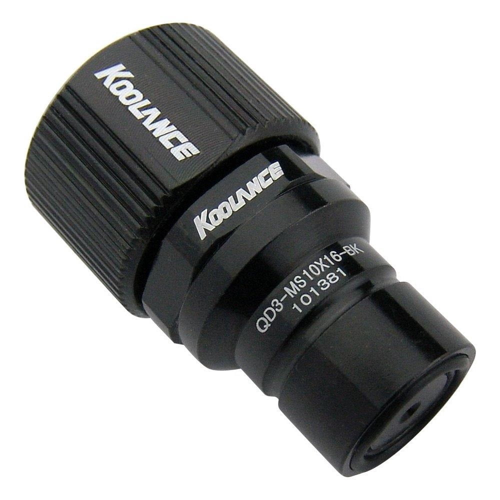 koolance qd3-ms10x16-bk qd3 male quick disconnect no-spill coupling ...