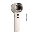 USB Fans Portable Handheld Personal Desk Fan with Type-C Rechargeable ...