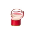 Stuart Weitzman Ginger Xtal Block 35 Leather Sandal, 11, Red - Walmart.com