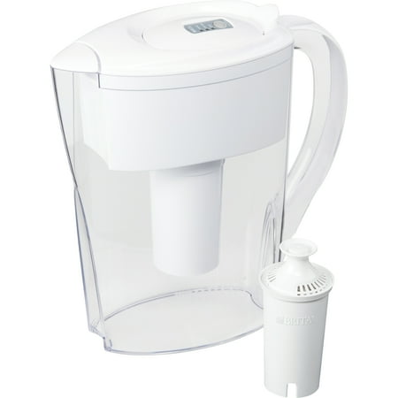 Brita Small 6 Cup Water Filter Pitcher with 1 Standard Filter, BPA Free ...