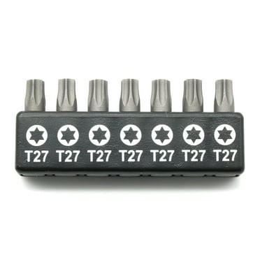 TMAX 7pc 1" T20 Torx Bit Set - Quick Change Star Driver Bits for T20 (T-20) Screws and Heads ...