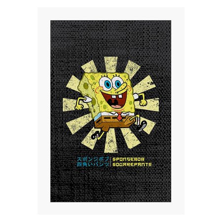 SpongeBob SquarePants Retro Japanese A4 Print | Walmart Canada