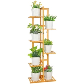 Plant Stand Indoor Outdoor Triangle 6 Tiered Corner Plant Rack ...