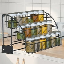 Housewares Goods 36 Spice Gripper Rack - Adjustable Clip Organizer for ...