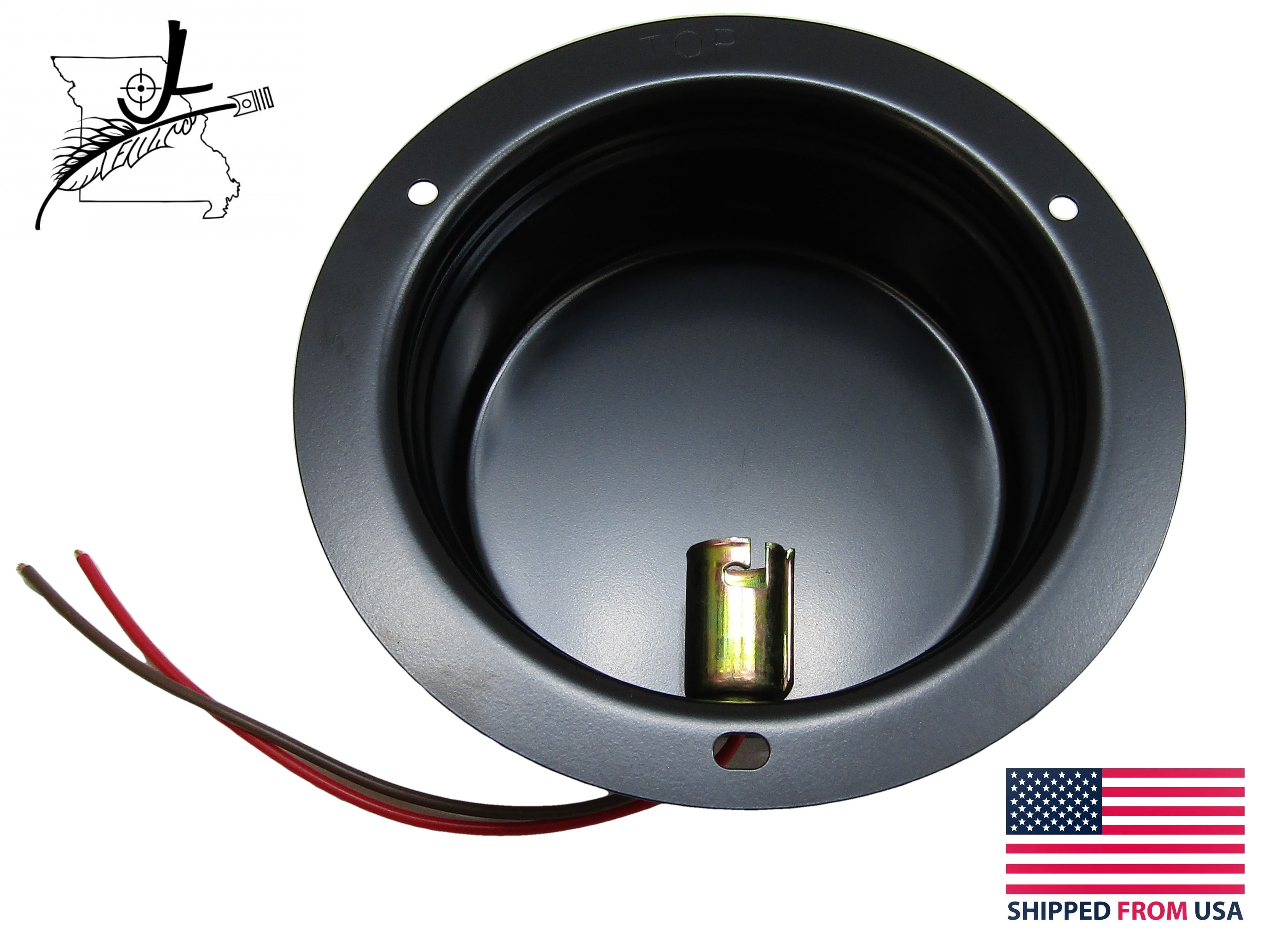 Blazer 4" Round Tail Light Replacement Metal Housing Part Trailer Truck ...