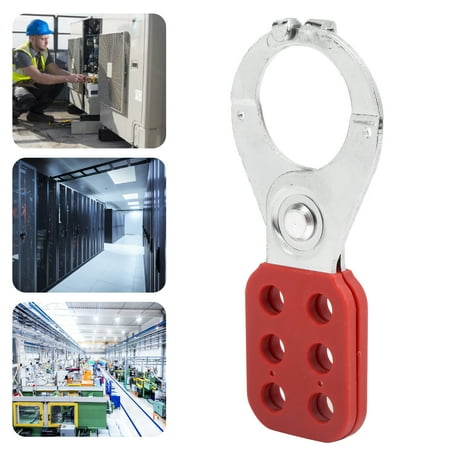 Herwey Safety Hasp,Lockout Hasp Steel Multiplayer Management Lock 6 ...
