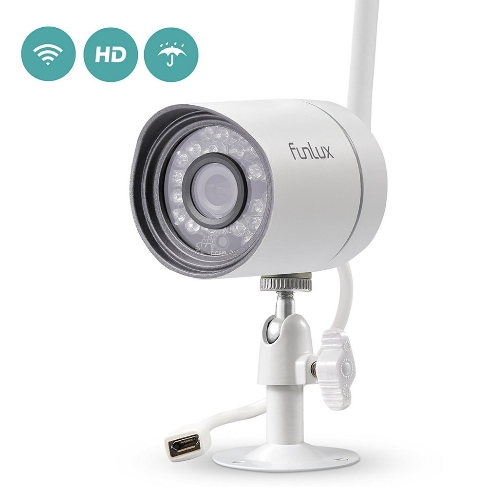 Funlux 720p HD Wireless Outdoor Security Camera Night Vision Video ...
