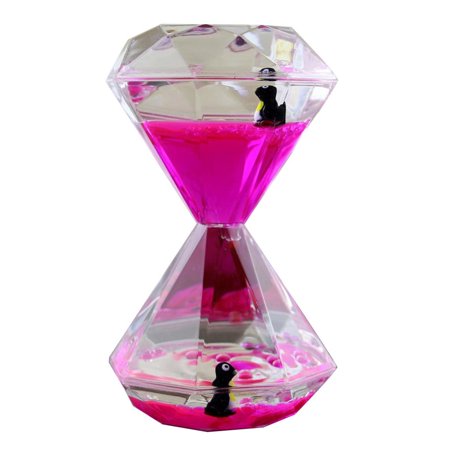 Guardoinrt Liquid Bubbler Rhinestone Shaped Timer Visual Sensory Toy ...
