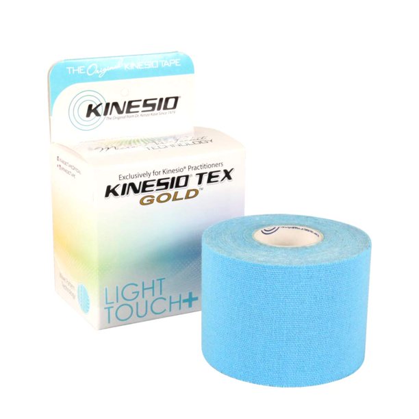Cinta deportiva terapéutica Kinesio Tex Gold Light Touch Blue | Bodega ...