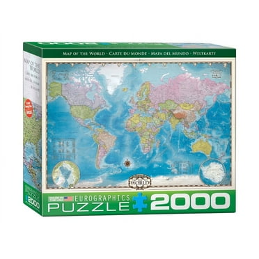 Ravensburger - World Map - 2000 Piece Jigsaw Puzzle - Walmart.com
