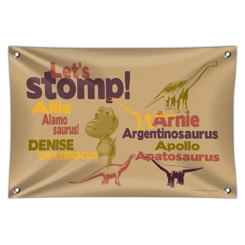 Let's Stomp! Large Big Dinosaur Train Home Business Office Sign ...