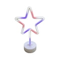 Deeceymbur Independence Day Base Star Neon Light Patriotic Scene Lamp ...