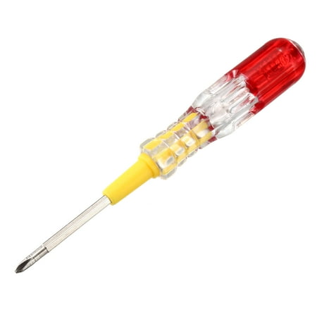 Voltage Tester, 100-500V Electrical Test Pen, 3.5mm Double Head Slot ...