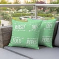 2 Pack Outdoor Waterproof Throw Pillow Covers,Wash Dry Fold Repeat ...