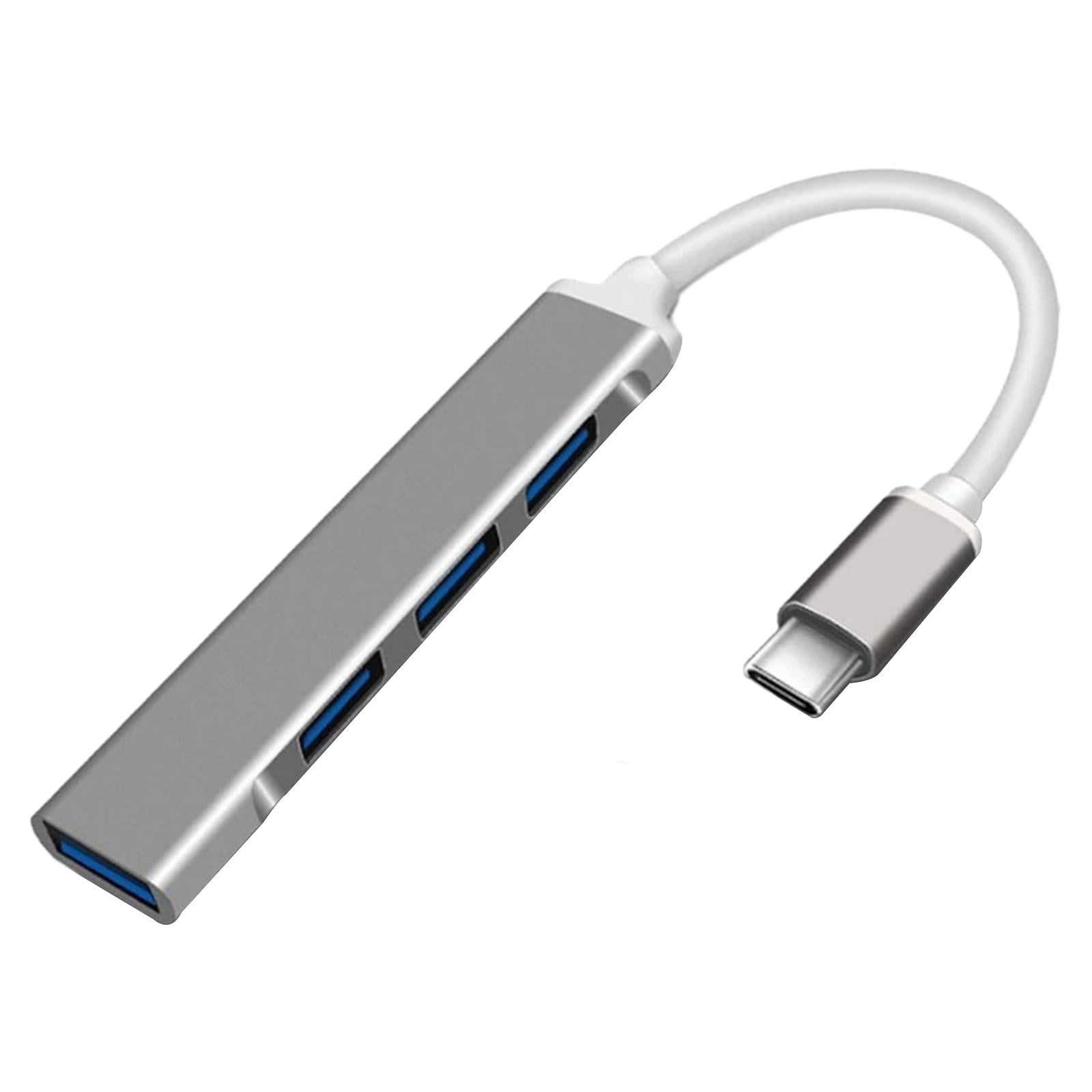 USB C Splitter USB 3.0 Hub Salida de audio 4 puertos Fácil de usar Plug ...