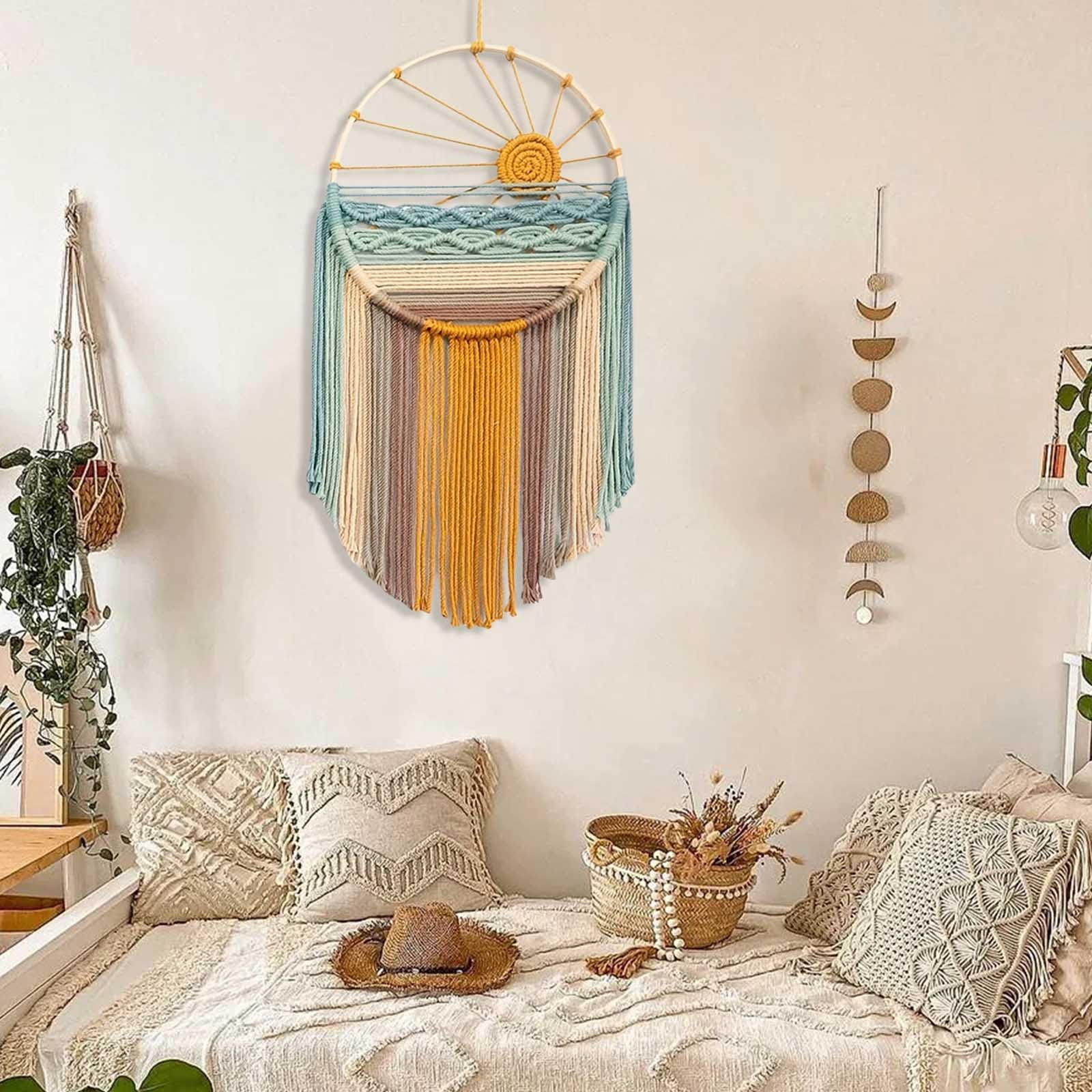 Click here for Hhsfeifuuu Bohemian Handwoven Wall Tapestry Macram... prices