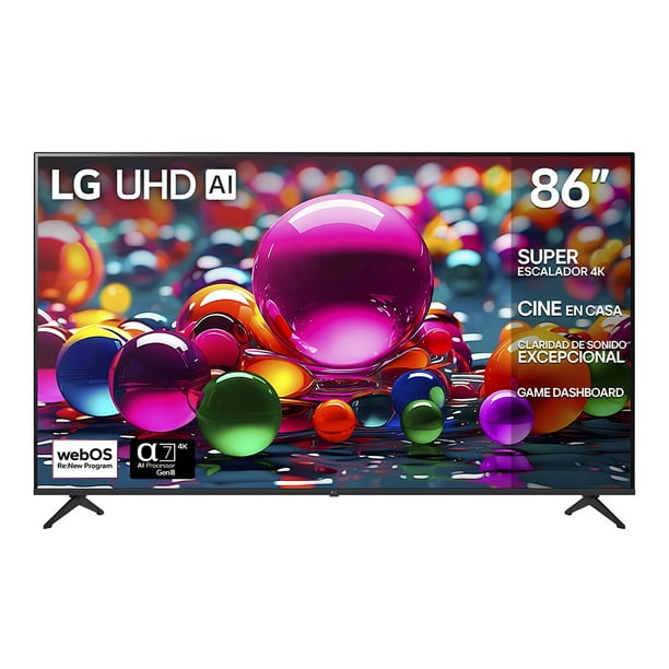 TV LG 86 Pulgadas UHD AI UA75 4K SMART TV 2025 86UA7500 | Bodega ...