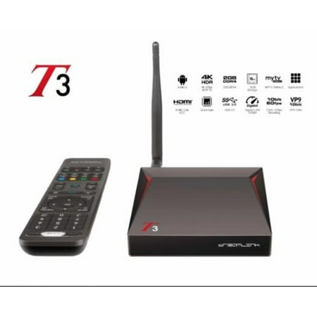 2021 Nouveau Dreamlink T3 IPTV Box 2GB DDR4 +16GB Double Bande GIGABIT ...