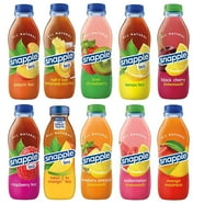 Snapple Natural Juice Drink Variety Pack - Kiwi Strawberry, Mango ...