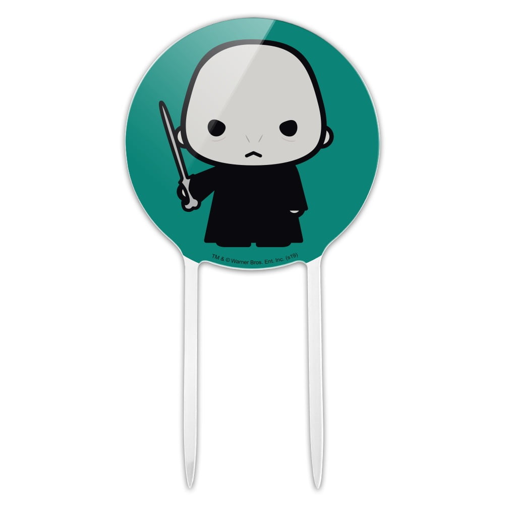 Acrylic Harry Potter Voldemort Cute Chibi Character Cake Topper Party Decoration for Wedding ...