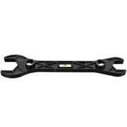 Steel Water Meter Key Wrench, 4 Way Utility Tool for Plumbing Turn Off ...