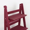 Milltown Merchants Distressed Ladder Shelf - Rustic Leaning Bookshelf ...