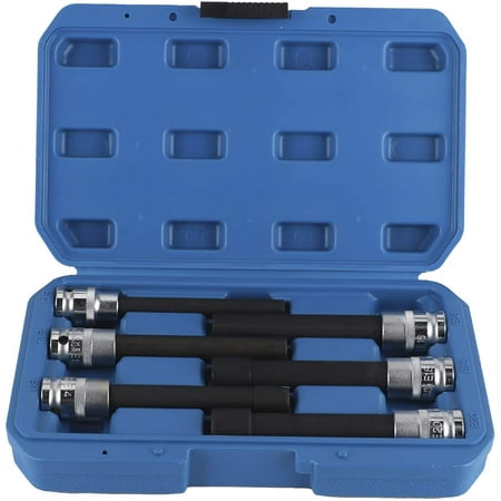 E?Type Sockets,6-piece T-star E-type Socket Extra Long E10 E12 E14 E16 ...