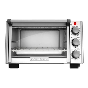 BLACK+DECKER SpaceMaker Under-Counter Toaster Oven, Black/Silver ...