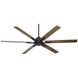 60" Casa Vieja Rustic Outdoor Ceiling Fan with Remote Control Matte ...