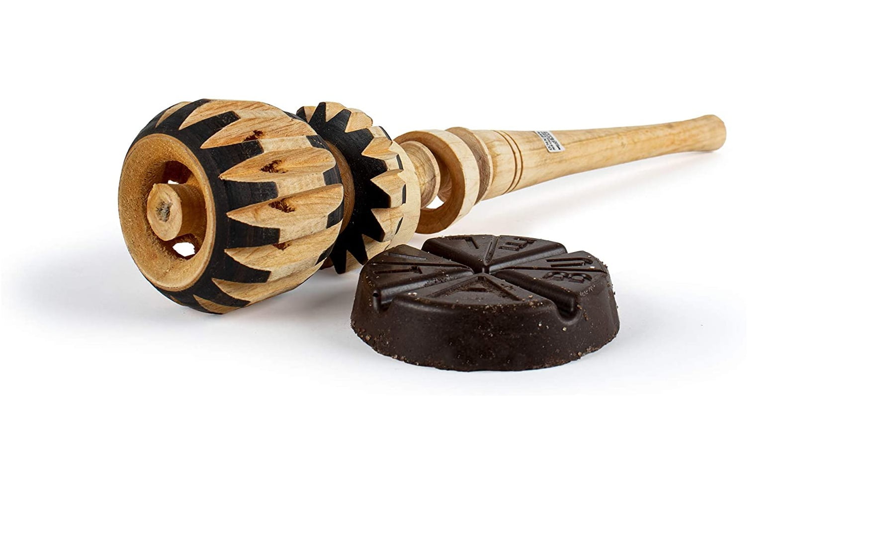 Batidor molinillo de madera tradicional mexicana para chocolate ...