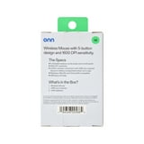 onn Optical USB Wireless Mouse with Nano Receiver, Ultramarine ...