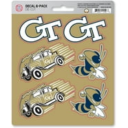 Georgia Tech Yellow Jackets 4 in. Laser Cut Alumni Vinyl Decal Sticker ...