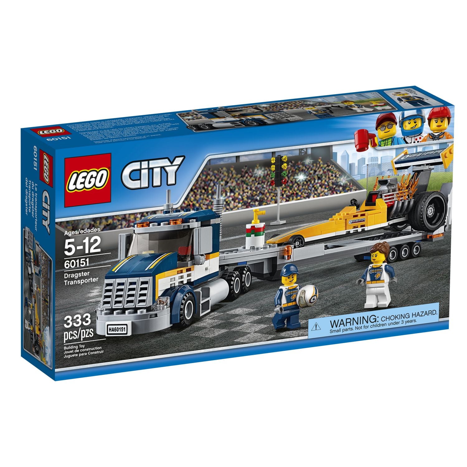 Click here for Lego City Great Vehicles Dragster Transporter (601... prices