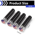 4PCS Car Door Lock Knobs, American Flag Patriotic Lock Pin Decorative ...