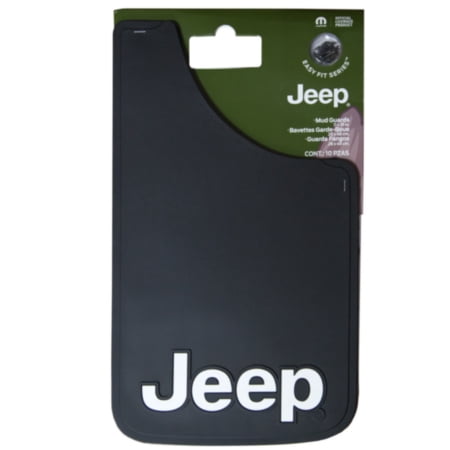 Plasticolor Jeep 11” x 19” Easy-Fit Universal Fit Automotive Mud Guards ...