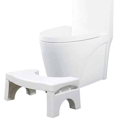 Potty Porta-squatty Stool,Foldable Potty 7'' Height Plastic Pooper ...