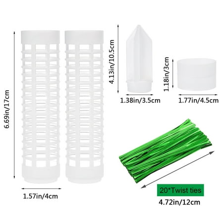 NETSENG Foam Rods for Stackable Climbing Plants Hydrofoam Plastic ...