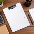 Double Clip Folder Expandable File Organizer, Plastic Document Holder ...