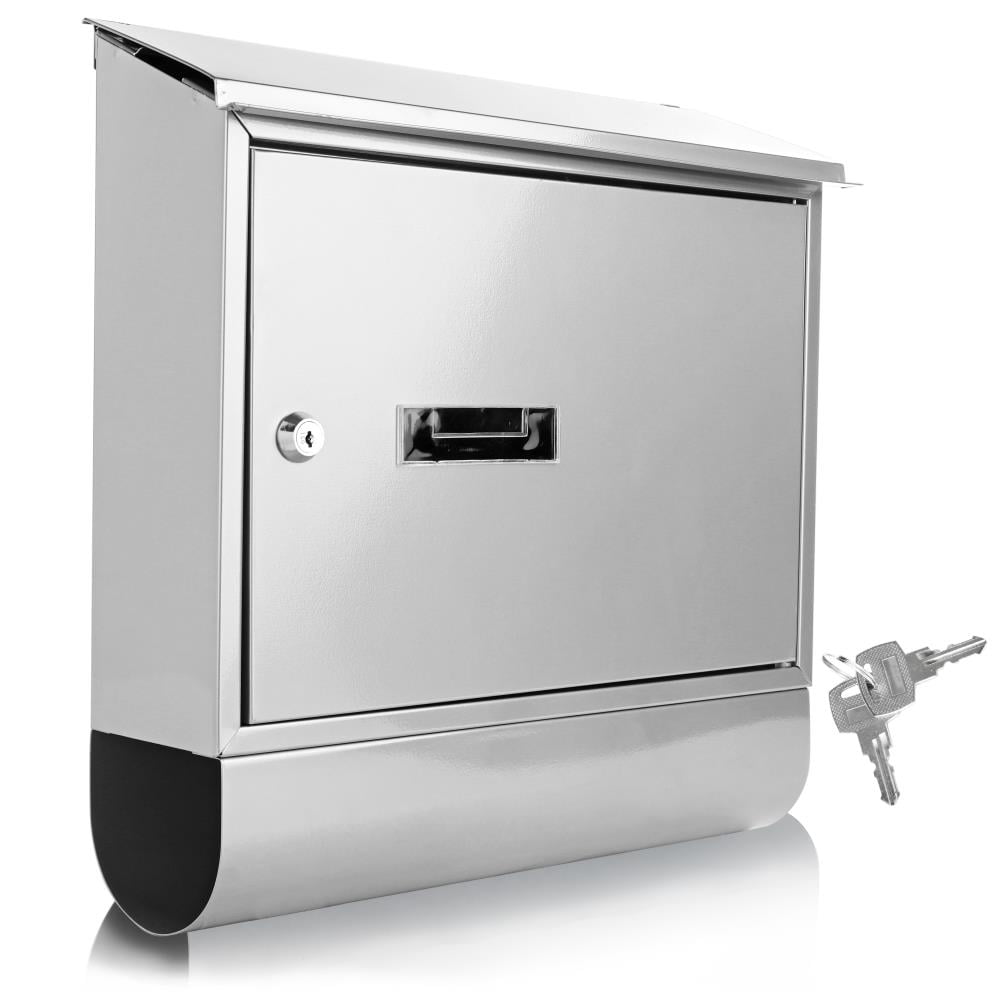 SereneLife SLMAB06 - Indoor/Outdoor Wall Mount Locking Mailbox ...