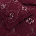 MarCielo 3-Piece Quilted Embroidery Bedspread Set, Comfort Cotton, Cal ...