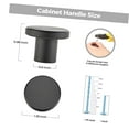 Myst Design 1 Pack Matte Cabinet Knobs, 1-3/16 Inch (30mm) Round Drawer ...