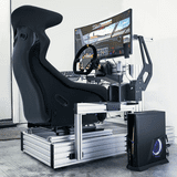 MoNiBloom Racing Simulator Game Seat, Adjustable Driving Chair with ...