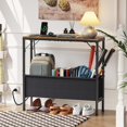 31.5" Console Table, 9.5" D Entryway Table with Power Outlets & Ports ...