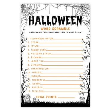 Koyal Wholesale Halloween Party What's In Your Phone Game Cards for Fun ...