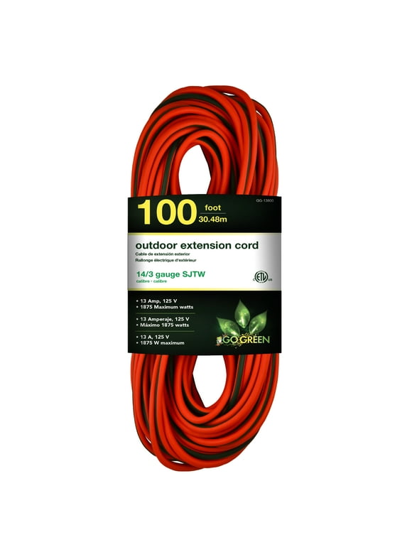 100 ft Extension Cords in Extension Cords by Length - Walmart.com