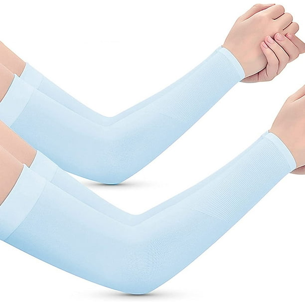 UV Sun Protection Compression Arm Sleeves Tattoo Cover Up Cooling ...
